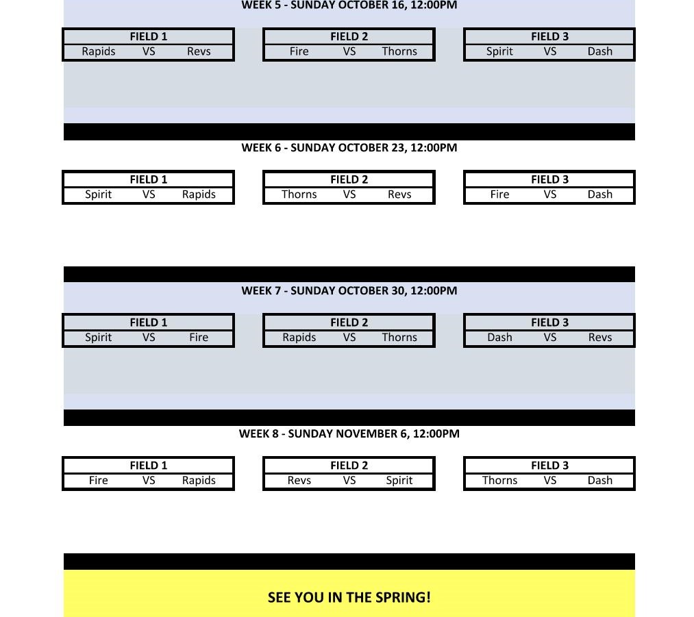 Fall 2022 Pre K Schedule Fall 2022 Pre K Schedule